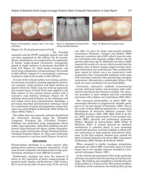 146 Operative Dentistry F