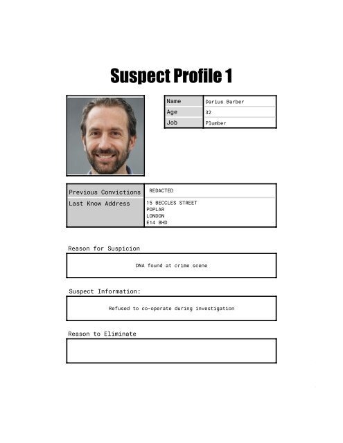 Eastside Strangler Suspect Profiles