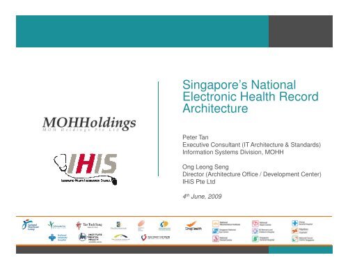 Singapore's National Electronic Health Record Architecture - Object ...