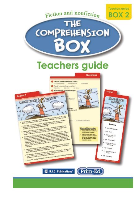 The Comprehension Box Teachers Guide - Box 2