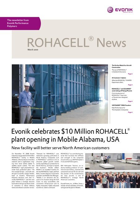 PDF (379.02 KB) - Rohacell