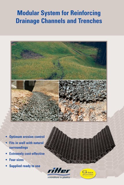 Modular System for Reinforcing Drainage Channels ... - Capatex, Ltd