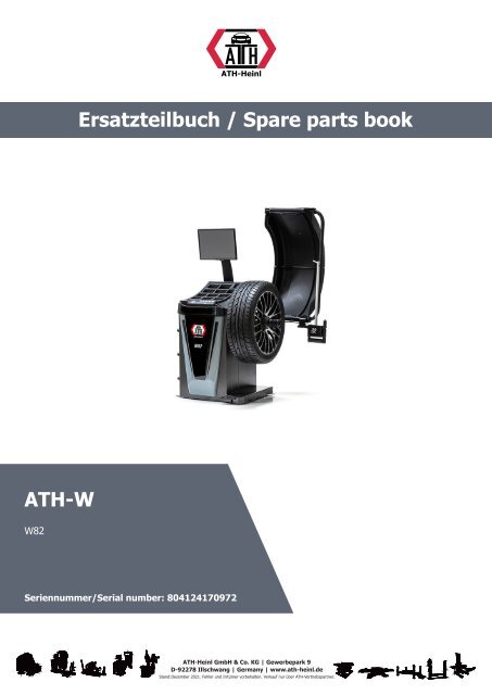 ATH-Heinl ERSATZTEILBUCH SPARE PARTS BOOK W82
