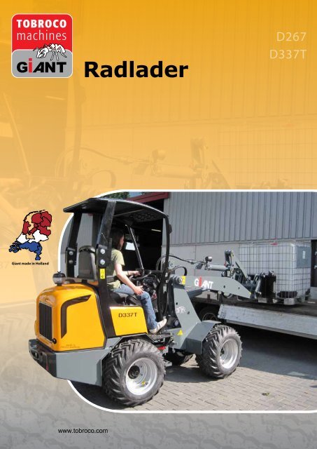 Radlader - Tobroco Machines