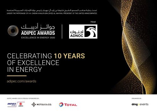 ADIPEC 2020 Awards brochure