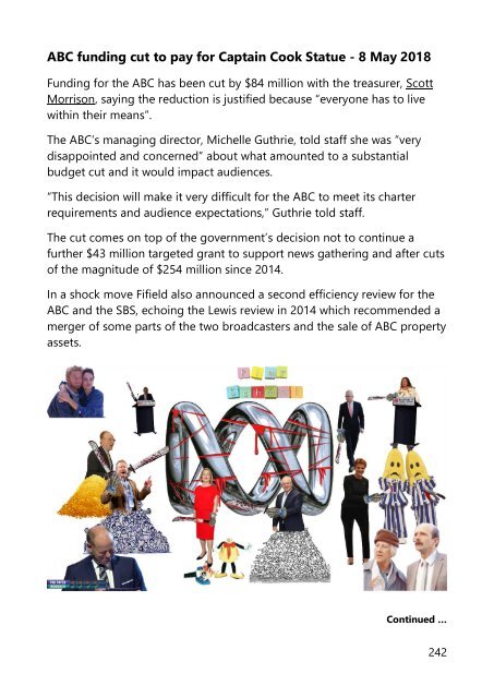 ABC funding cut to pay fo