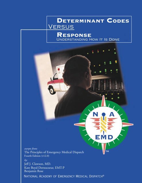 Determinant Codes Response - Priority Dispatch Corporation