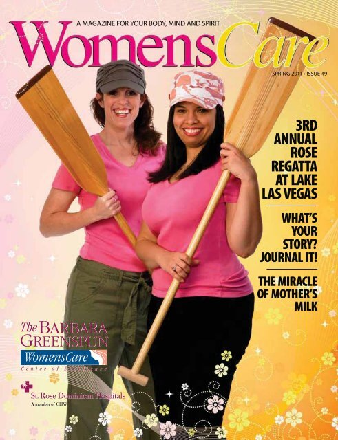 3rd annual rose regatta at lake las vegas - St. Rose Dominican ...