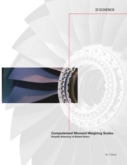 Computerized Moment Weighing Scales - Schenck Trebel Corporation