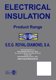 S.E.G. ROYAL DIAMOND,S.A. ROYAPOX 511