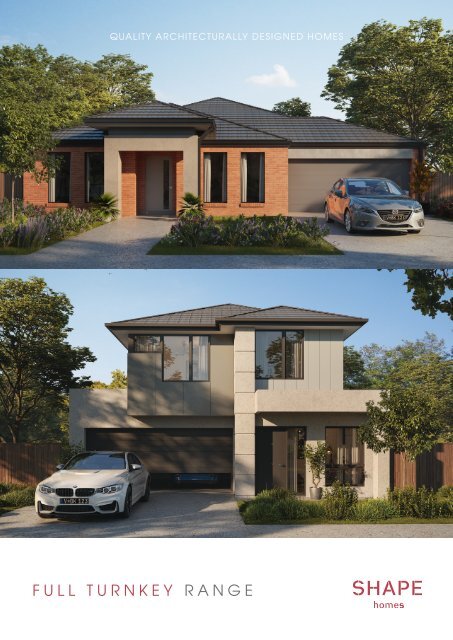 Shape Homes Full Turnkey Range