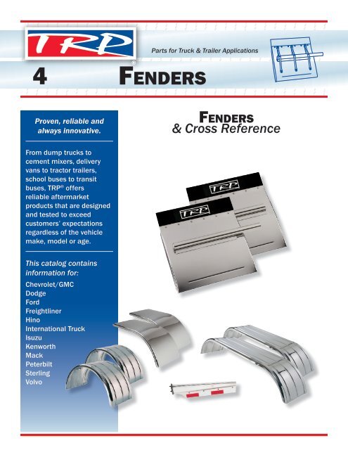 TRP Fender Catalog