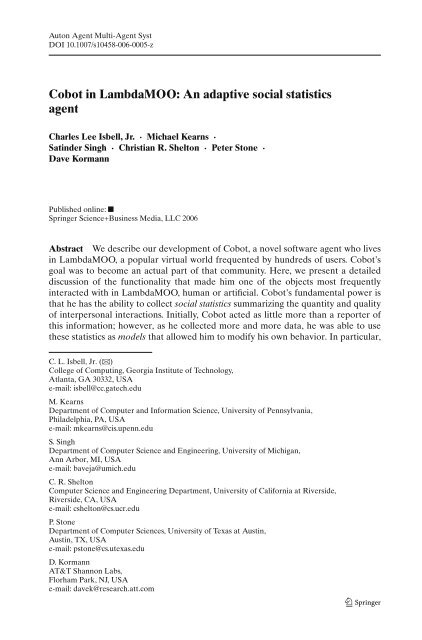 Michael Kearns Upenn