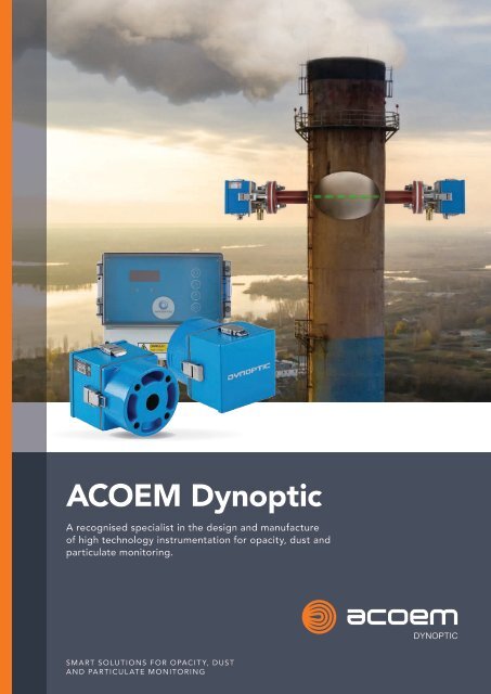 ACOEM Dynoptic Solution Snapshot brochure 20200814 ACOEM Dynoptic Solution Snapshot brochure 20200814