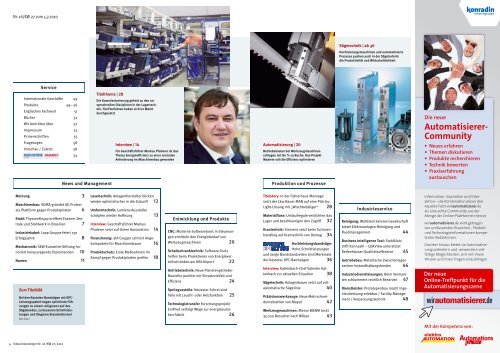 Automatisierer- Community - PFUDERER Maschinenbau GmbH
