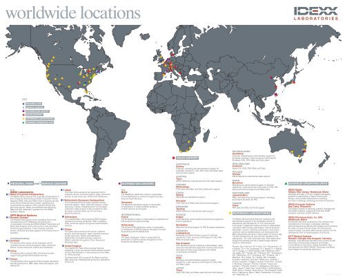 Worldwide Locations - IDEXX Laboratories