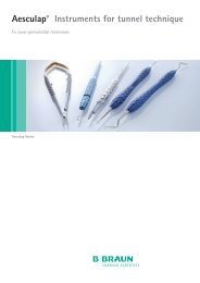 Aesculap Dental Preservation - Aesculap Dental Catalog