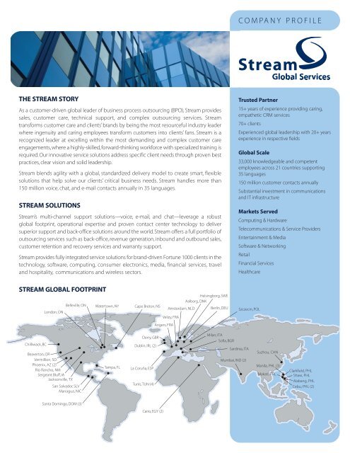 Stream Global Services