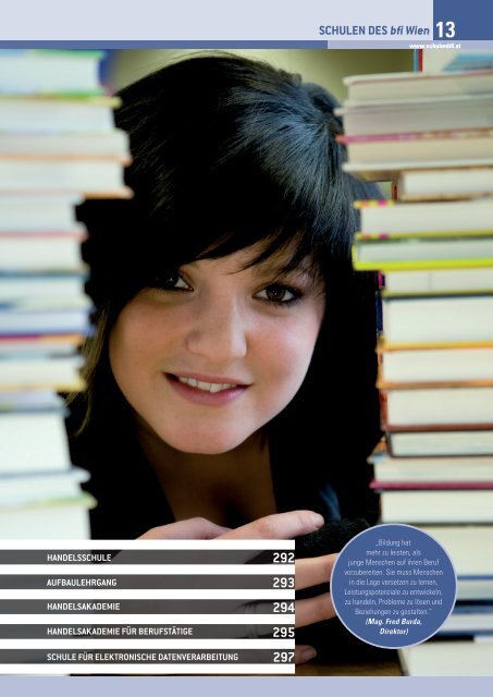 SCHULEN DES bfi Wien 13