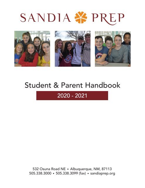 Student Parent Handbook 2020-2021