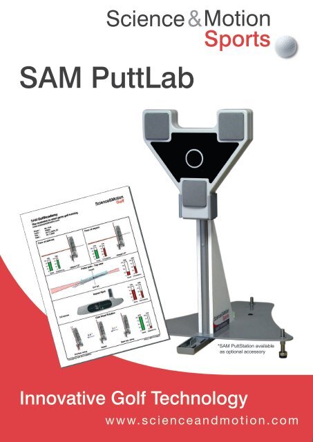 SAM PuttLab Applications - Science & Motion Golf