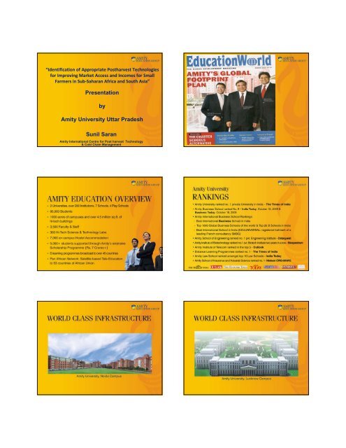 Sunil Saran Presentation by Amity University Uttar Pradesh