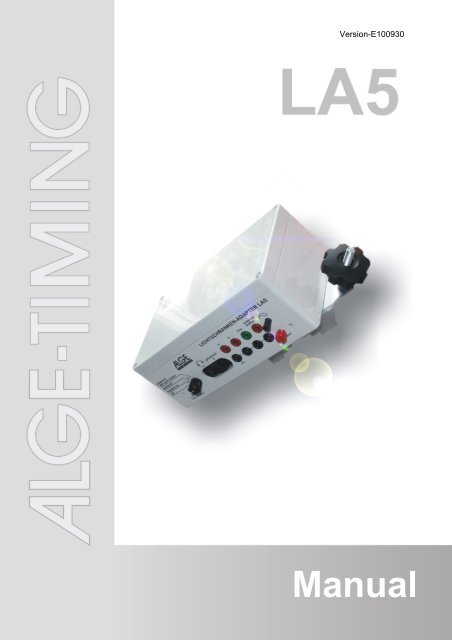Manual - ALGE-TIMING
