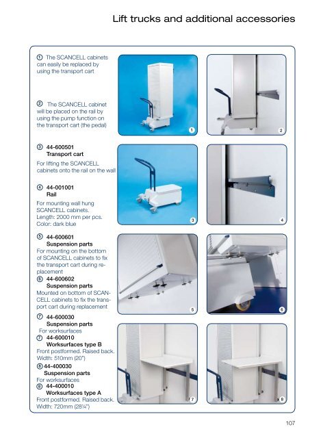 1 The SCANCELL cabinets c