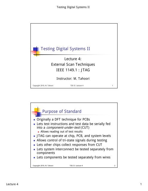 External Scan Techniques