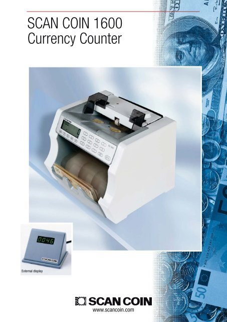 SCAN COIN 1600 Currency Counter