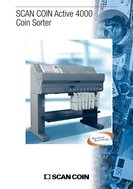 SCAN COIN Active 4000 Coin Sorter