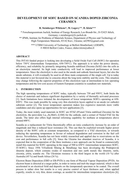 Solid Oxide Fuel Cells Sofcs Are Considered A Ensem 8496