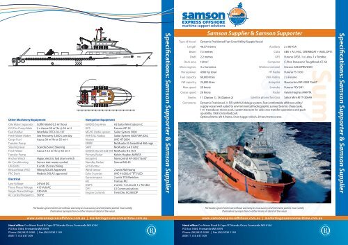 Samson Maritime Logo THE DEVON SAMSON ON THE MOVE