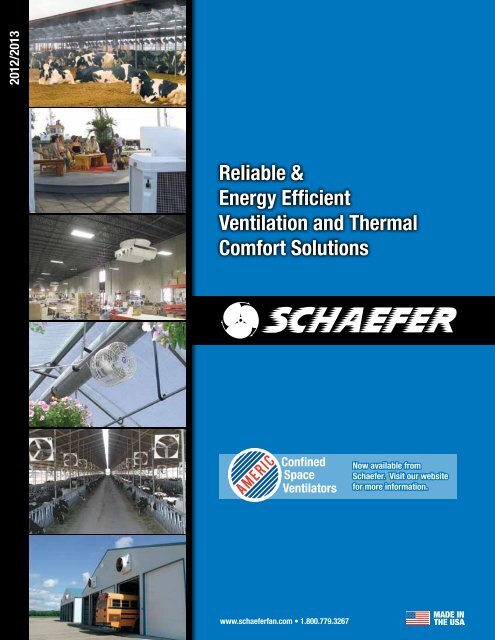 Deep Guard Circulation Fans - Schaefer Ventilation Equipment