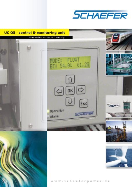 UC 03 - control & monitoring unit - Schaefer Converters