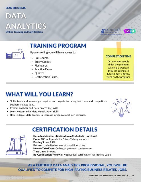 Baldrige Data Analytics - Overview Baldrige Data Analytics - Overview