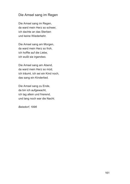 Wiegenlied am letzten Tag