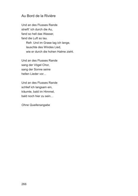 Au Bord de la Rivière Un