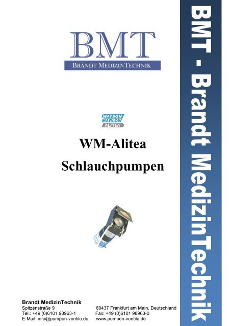 WM-Alitea Schlauchpumpen