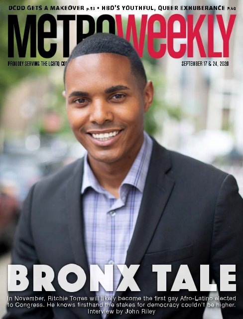 NY Congressional Candidate Ritchie Torres - September 17-24, 2020