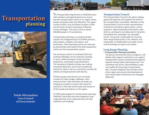 TMACOG Transportation Planning