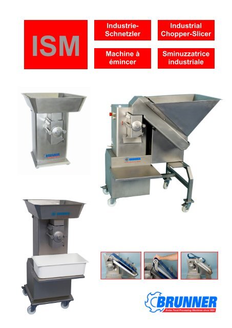 Machine à émincer Sminuzzatrice industriale Industrial ... - Brunner