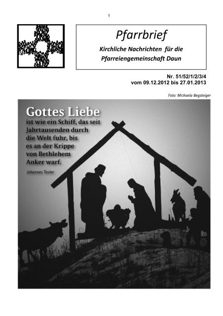 Betrifft Pfarrbrief - in der Gemeinde Betteldorf
