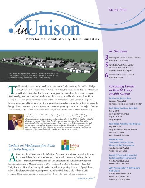 Unison - Unity Health System