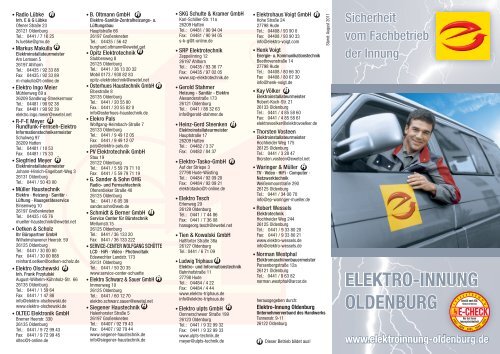 Oldenburg Elektro 2000