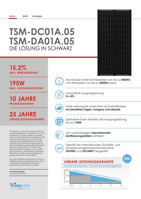 TSM-DC01A.05 TSM-DA01A.05 - B2B SOLARSYSTEME GmbH