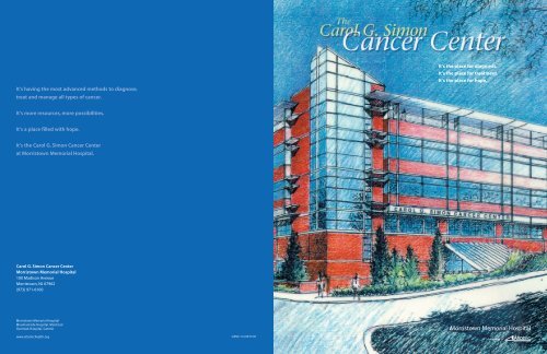 Carol G. Simon Cancer Center - Hoannj.com