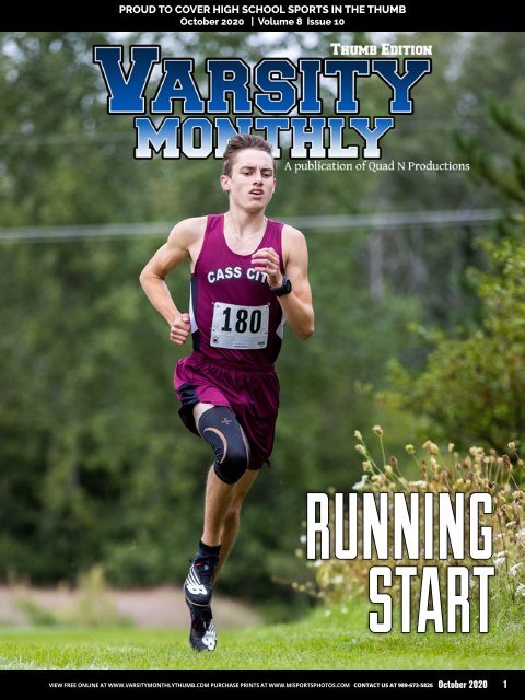 October 2020 Issue of Varsity Monthly Thumb Magazine