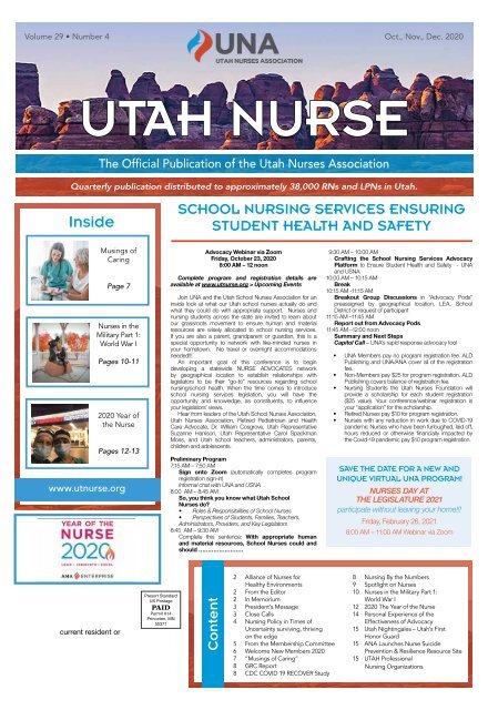 Utah Nurse - October 2020