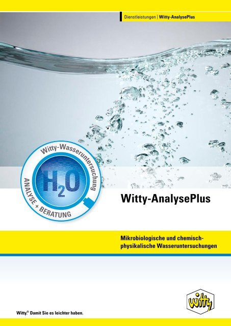 Witty-AnalysePlus - Witty Chemie GmbH & Co. KG